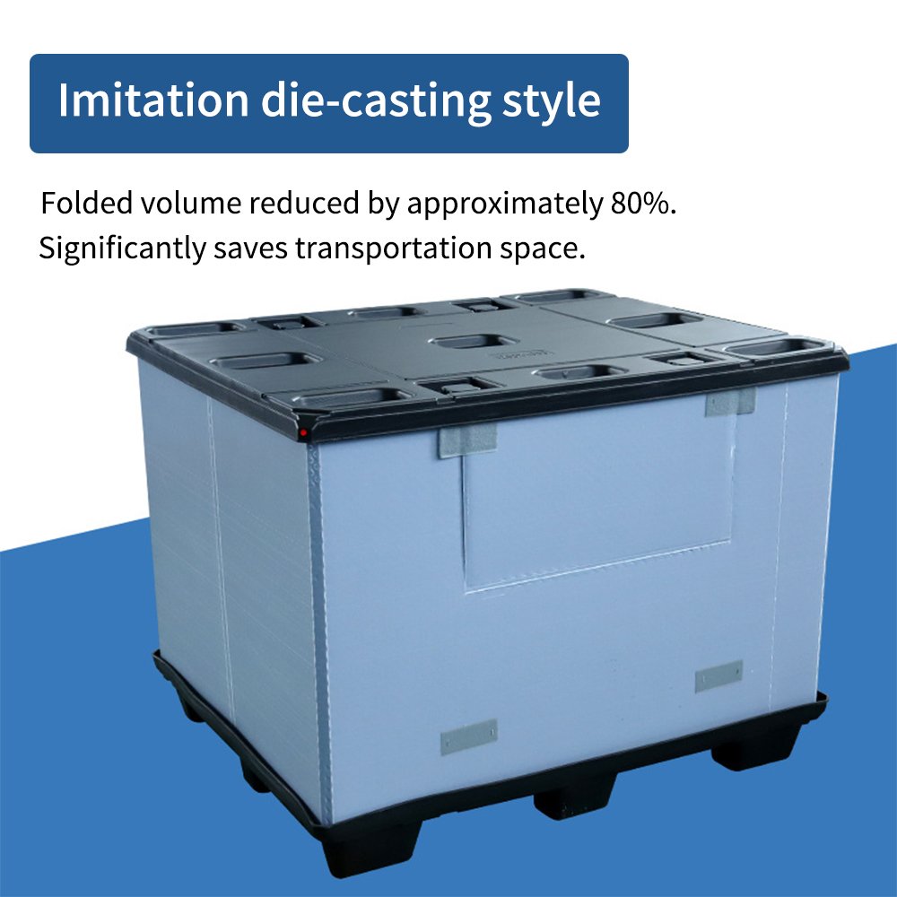 Heavy-Duty Collapsible Pallet Boxes | Durable & Foldable Bins